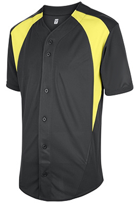 E113207 Teamwork Cutoff Full Button Baseball Jerseys