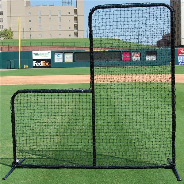 Athletic Specialties Deluxe Pitcher L-Shape Screen - Baseball Equipment ...