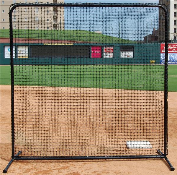 Athletic Specialties Deluxe 1st Base Screen & Net - Baseball Equipment ...