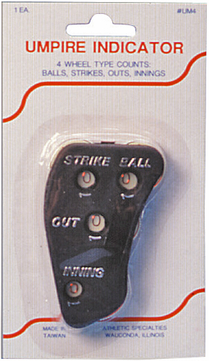 Athletic Specialties Baseball Umpire Indicators DZ - Baseball Equipment ...