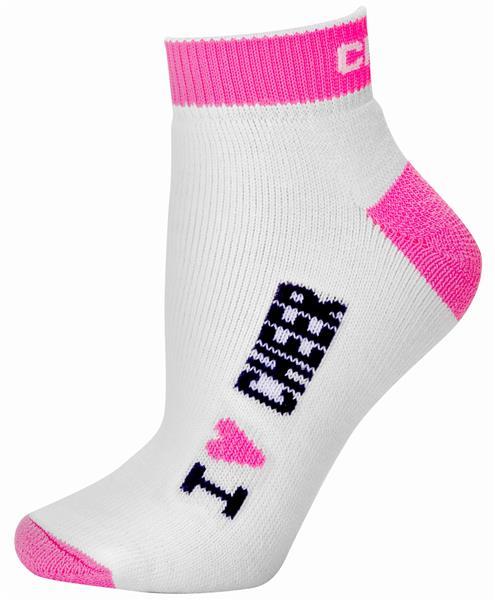 Pizzazz Cheerleaders I Love Cheer Socks - Cheerleading Equipment and Gear