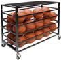 Athletic Specialty Deluxe Lockable Ball Carts - Basketball Equipment ...