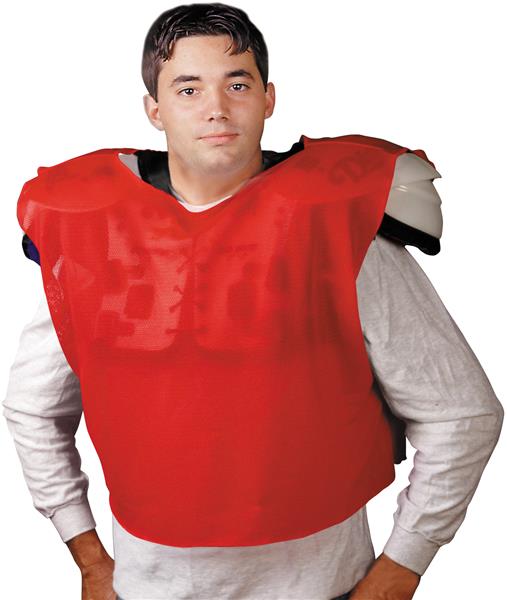 Heavy Duty Pull-over Nylon Scrimmage Vests - Football Equipment and Gear
