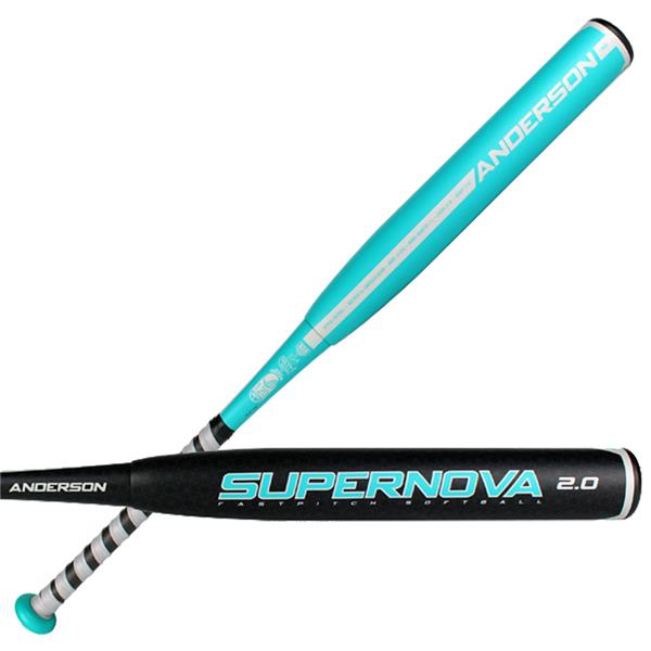 Anderson Bat Supernova 2.0 Fast Pitch Bat -10 - Baseball Equipment & Gear