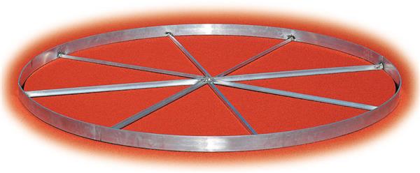 Cantabrian Track Webbed Aluminum Discus Ring - Soccer Equipment and Gear