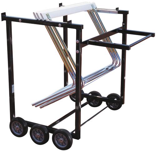 Stackhouse Track Hanging Hurdle Cart - Soccer Equipment and Gear