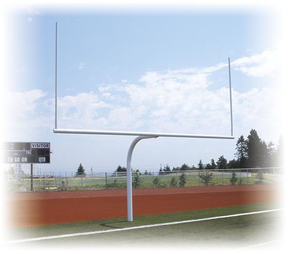 Stackhouse Permanent Gooseneck Goal Post - Football Equipment and Gear