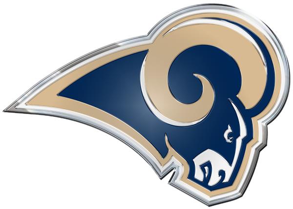 NFL Los Angeles Rams Color Team Emblem - Fan Gear