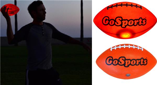 GoSports LED Light Up Football - Football Equipment and Gear