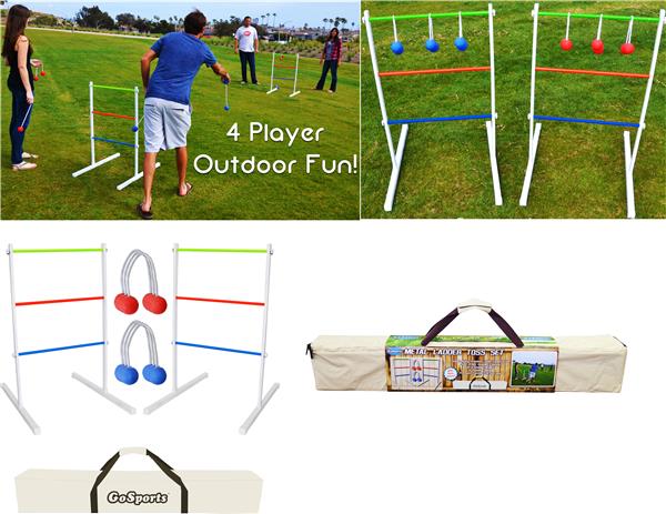 GoSports Metal Ladder Toss Game Set LT-03 - Playground Equipment and Gear