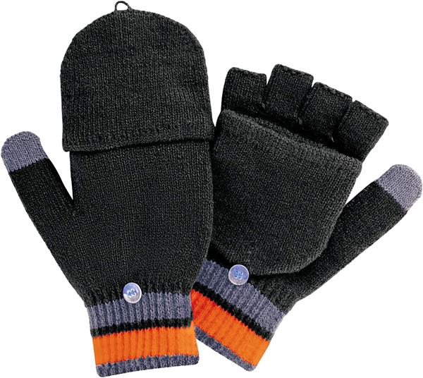 Holloway 100% Acrylic Rib Knit Comeback Mittens - Soccer Equipment and Gear