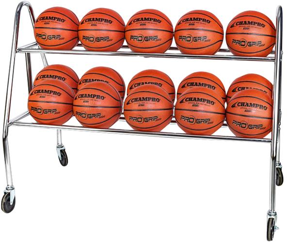 Champro Prism 15 Ball Rack with Casters - Soccer Equipment and Gear