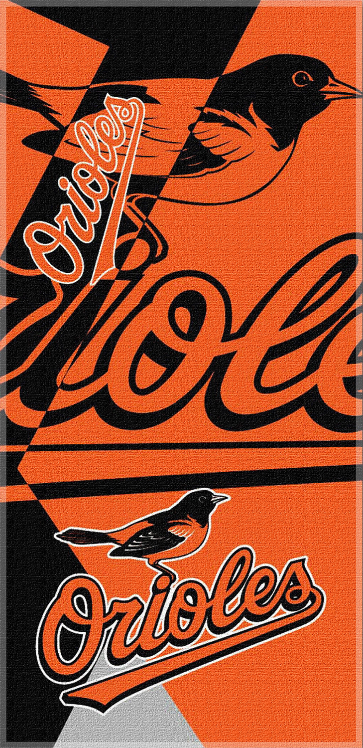 E115534 Northwest MLB Orioles Puzzle Beach Towel