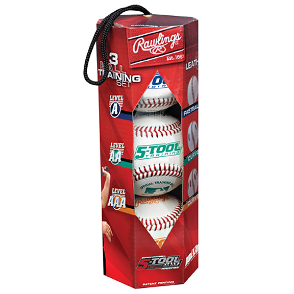 Rawlings 5-Tool Training Baseballs-Packs of 3 - Baseball Equipment & Gear