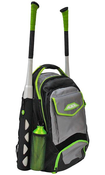 Axe Bat Neoprene 2 Sleeves Bat Backpack - Baseball Equipment & Gear
