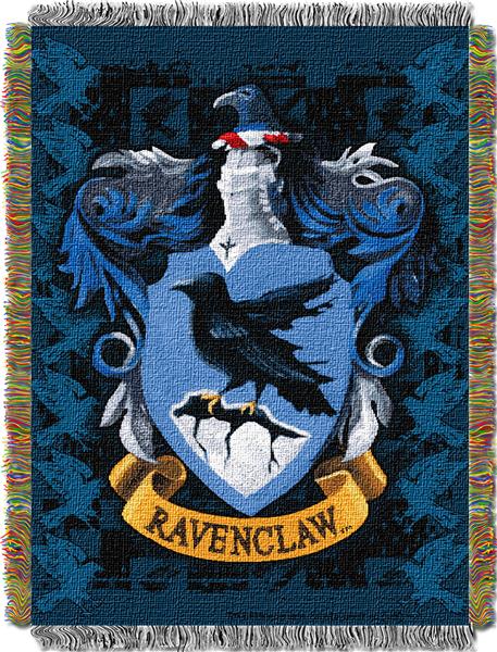 Northwest Ravenclaw Crest Woven Tapestry Throw - Soccer Equipment and Gear