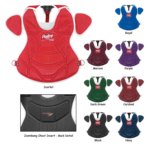 Rawlings 950Z Baseball Catchers Chest Protectors - Baseball Equipment ...