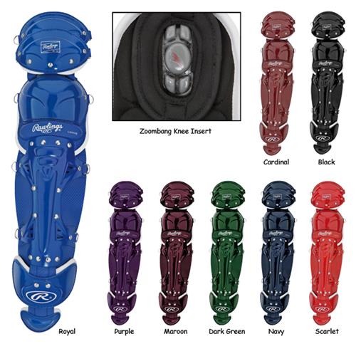Rawlings 950Z Baseball Catchers Leg Guards - Baseball Equipment & Gear