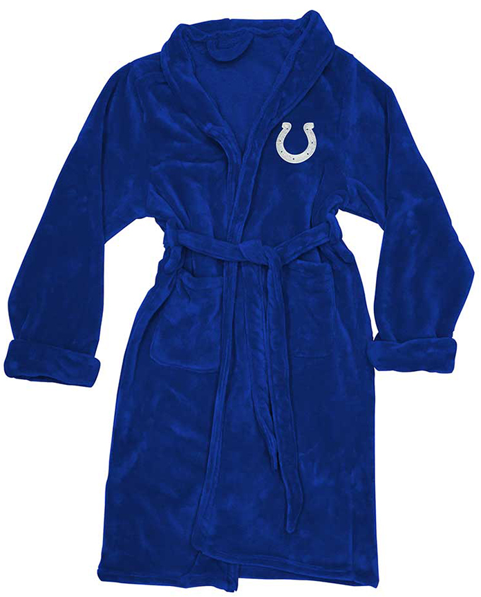 E117961 Northwest NFL Colts Mens Silk Bath Robes