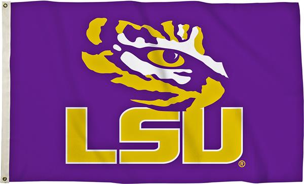 BSI College LSU Tigers 3' x 5' Flag w/Grommets - Fan Gear