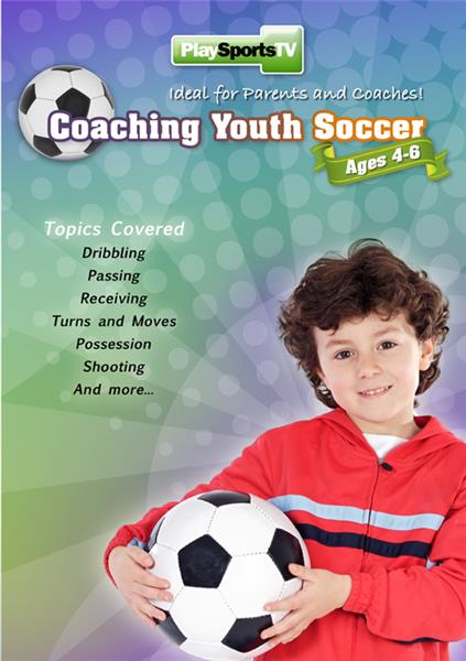 Coaching Youth Soccer: Ages 4 to 6 DVD 70 Mins - Soccer Equipment and Gear