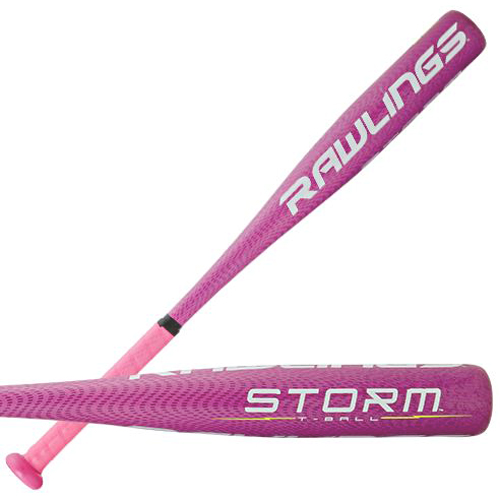 Rawlings Storm 1-Piece Alloy T-Ball Bat - Baseball Equipment & Gear