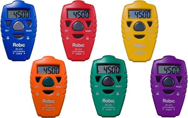 Robic Timers SC-512 Handheld Countdown Timer - Soccer Equipment and Gear