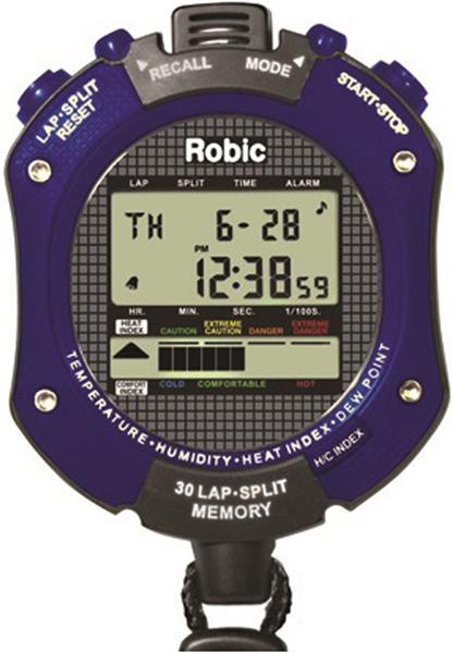 Robic Timers SC-636W Heat Stress Stopwatch - Soccer Equipment and Gear