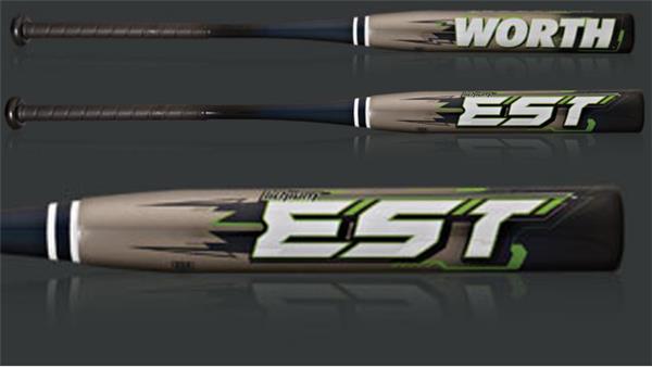 Worth Aluminum EST ASA, USSSA, NSA Slowpitch Bats - Baseball Equipment ...
