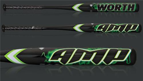 Worth Aluminum AMP 7046 ASA, USSSA Slowpitch Bats - Baseball Equipment ...