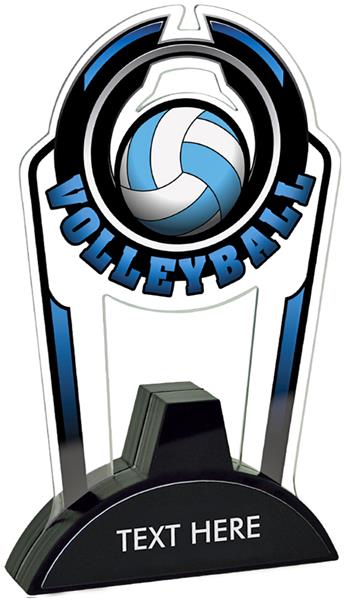 Hasty 7.5" Epic TRUacrylic Custom Volleyball Trophy - Volleyball ...