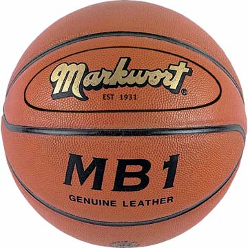 Markwort Genuine Leather Basketballs - Basketball Equipment and Gear