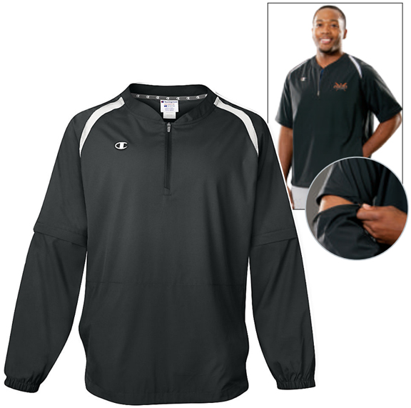 Champion Adult Baseball Convert Cage Jacket - Baseball Equipment & Gear