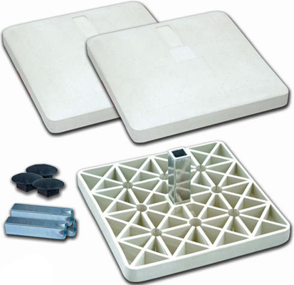 Champro Pro Style Rubber Baseball Bases-Set - Baseball Equipment & Gear