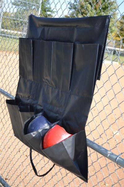 Hadar Hanging Helmet Bag - Holds 8 Helmets - Baseball Equipment & Gear
