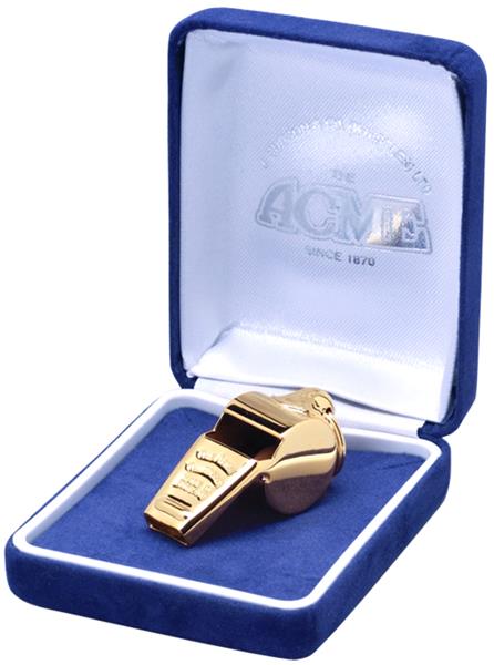 Gold Plated Soccer Coach Whistles w/Gift Box - Football Equipment and Gear