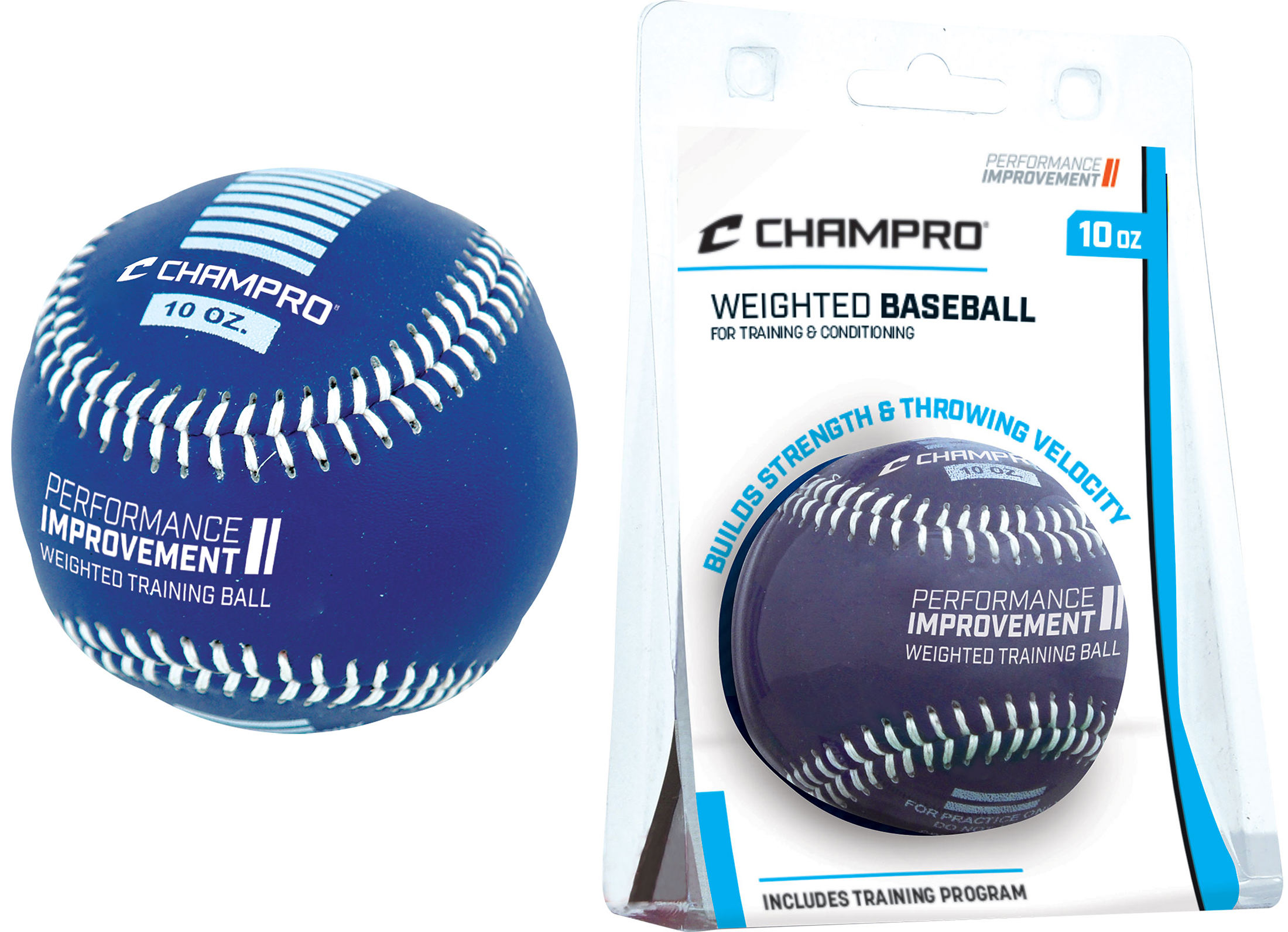 E12154 Champro Weighted Training Raised Seam Baseballs
