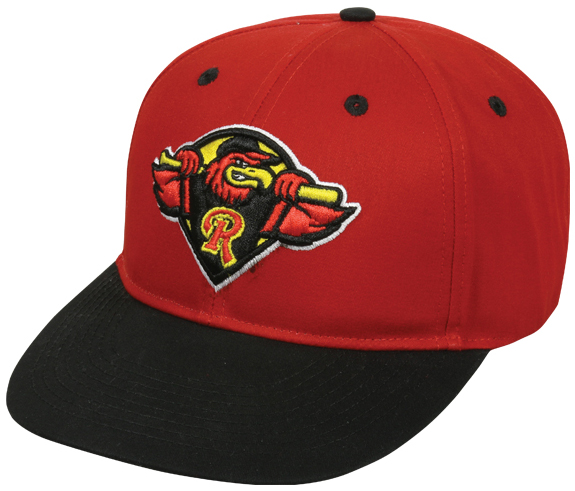 E121811 OC "Adult - RED" Sports MiLB Rochester Red Wings Baseball Cap
