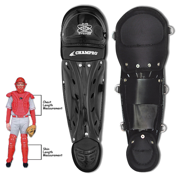 Youth LL 1 Knee 13.5" Length Shin Guards CG07 - Baseball Equipment & Gear