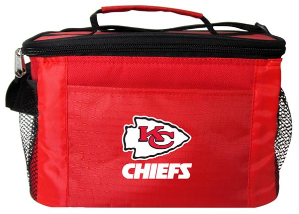 NFL Kansas City Chiefs 6-Pack Cooler/Lunch Box - Fan Gear
