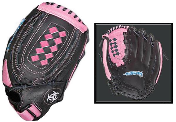 Youth Pink Fastpitch Storm Series Softball Gloves - Baseball Equipment ...