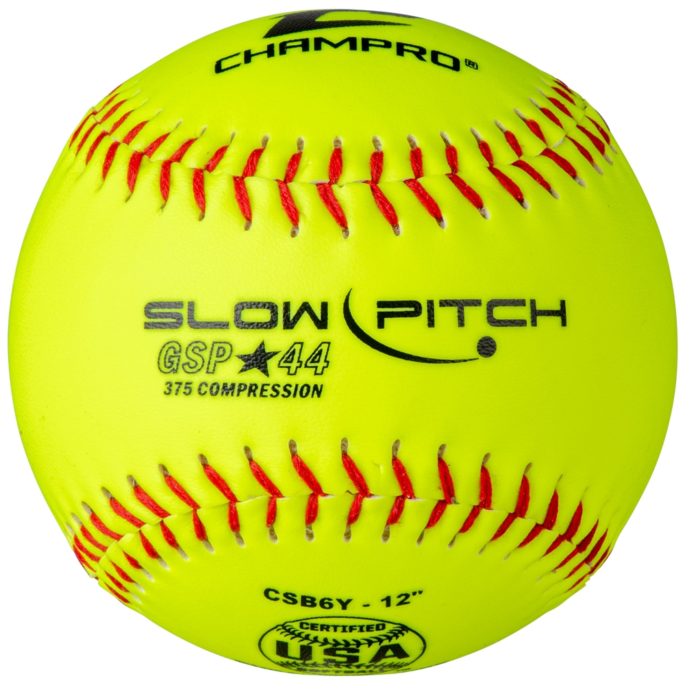 E12289 Champro ASA Game .44 Slow Pitch Softballs (dz)