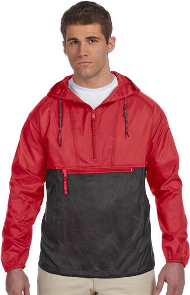 Harriton Mens Packable Nylon Jacket - Cheerleading Equipment and Gear