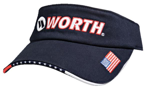 Worth Olympic Flex Fit USA Baseball Visor - Baseball Equipment & Gear