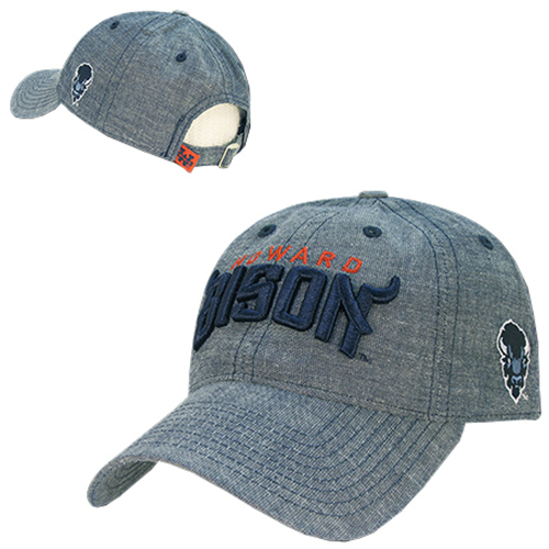 Howard University Relaxed Denim Cap - Fan Gear