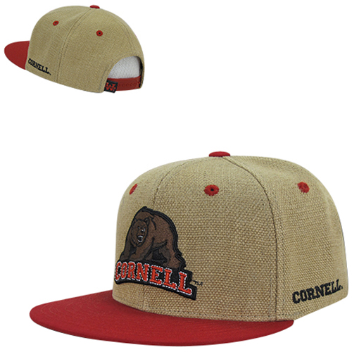 Cornell University Heavy Jute Snapback Cap - Fan Gear