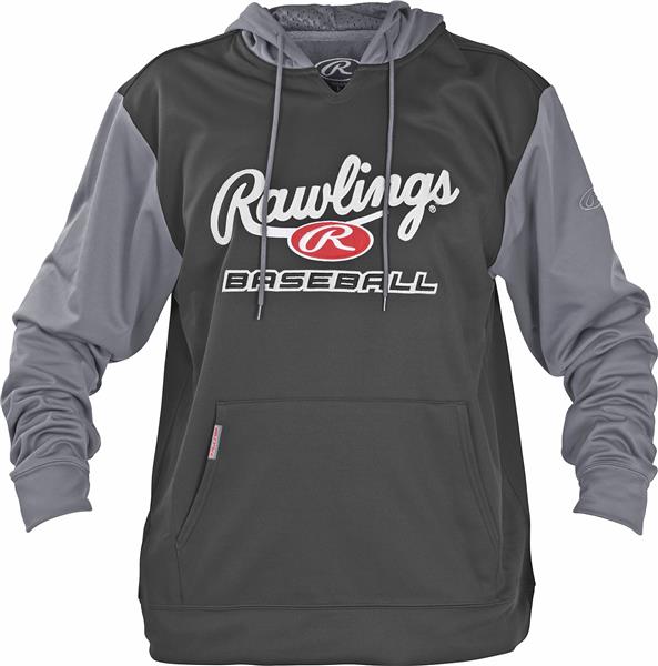 Rawlings Adult/Youth Pullover Fleece Hoodie - Baseball Equipment & Gear