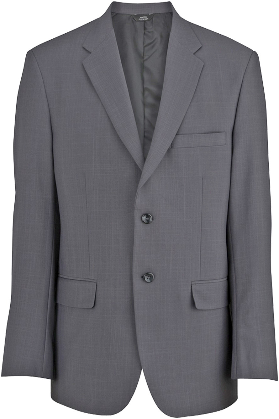 E126149 Edwards Mens Microfiber Washable 2Button Suit Coat