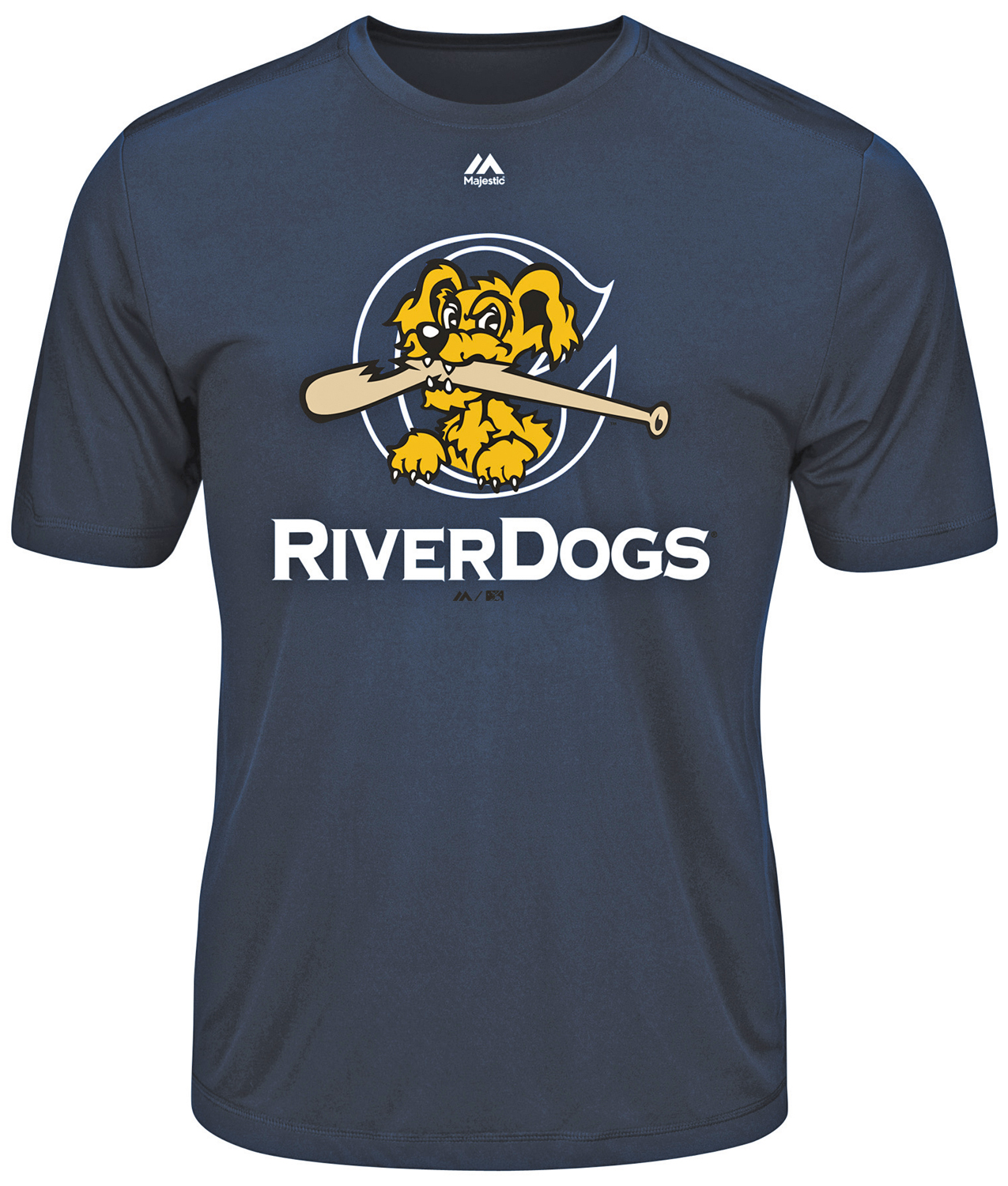 E126185 MiLB Evolution Charleston Riverdogs Baseball Tee