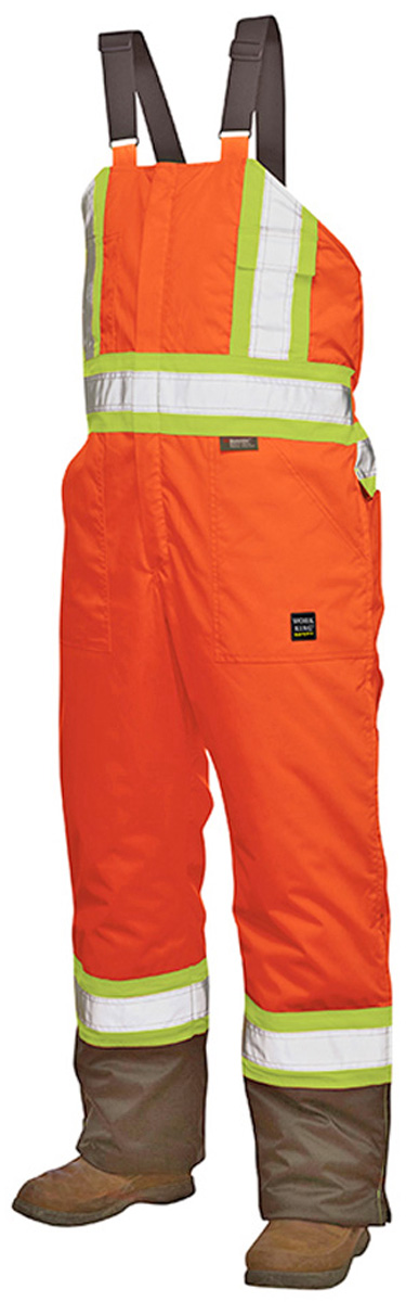 E126512 Work King Insulated Lined Safety Overall Bib